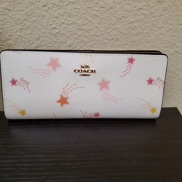 Coach | Bags | Coach Slim Wallet With Shooting Stars Print | Poshmark